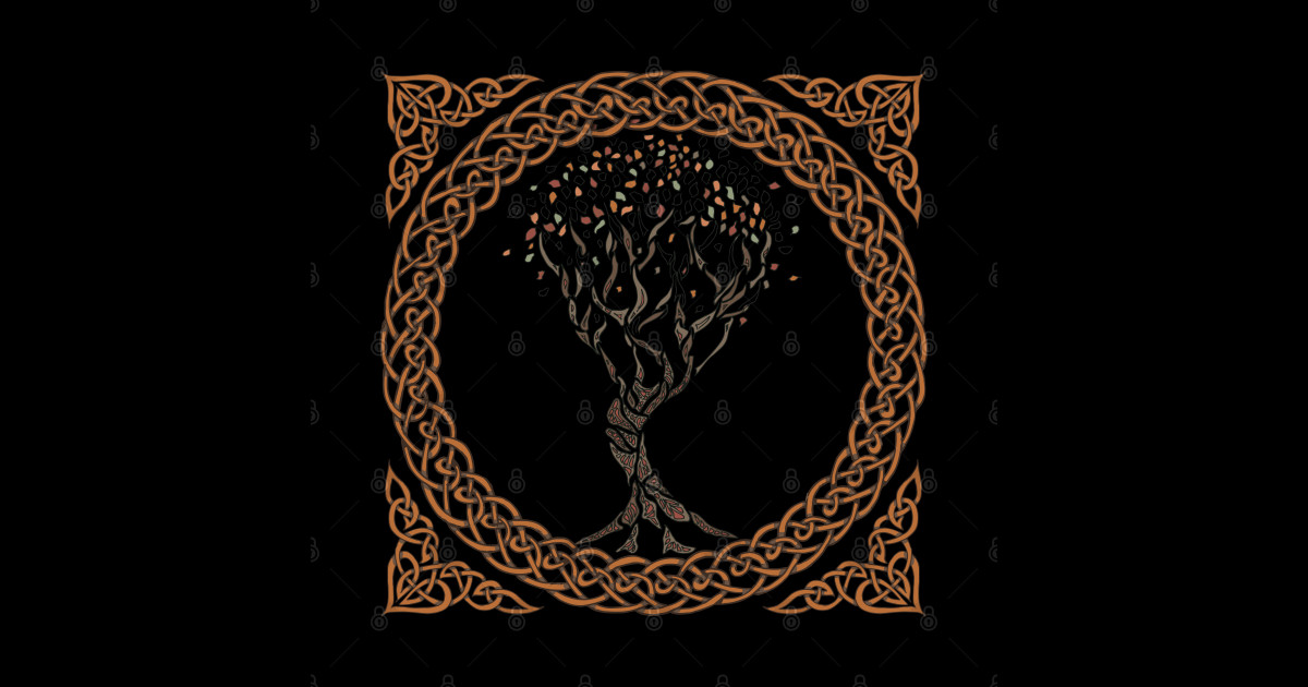 Celtic Tree of Life II - Celtic - Sticker | TeePublic