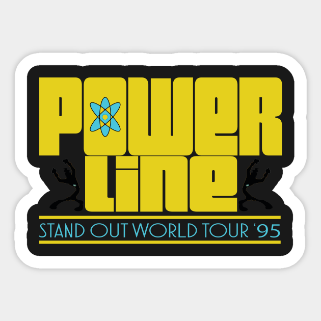 Powerline World Tour - Disney - Sticker | TeePublic