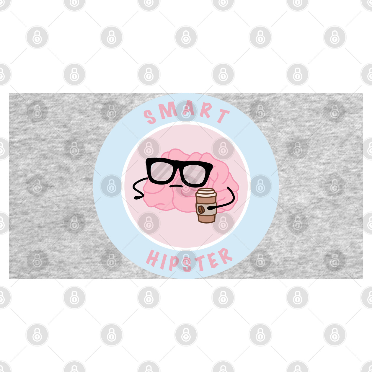 Smart hipster brain cartoon - Hipster - Hoodie | TeePublic