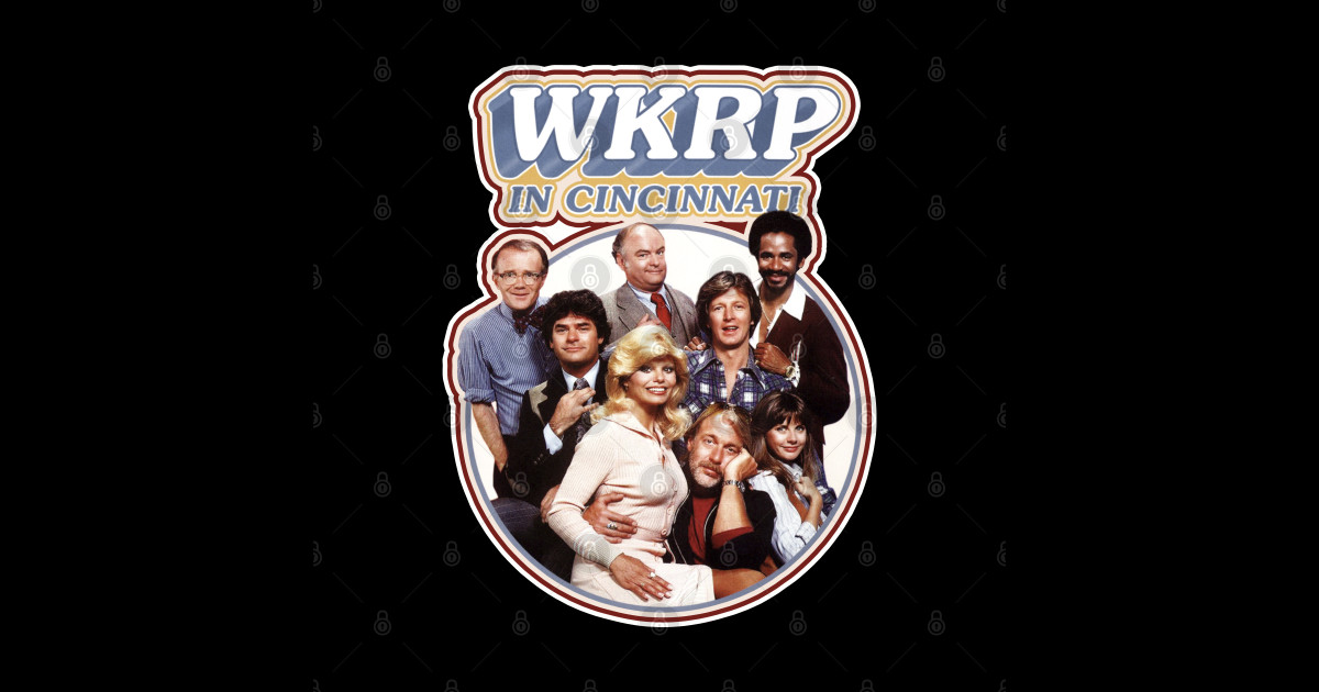 Join the Cast of WKRP in Cincinatti! - 70s Pop Culture - Sticker ...