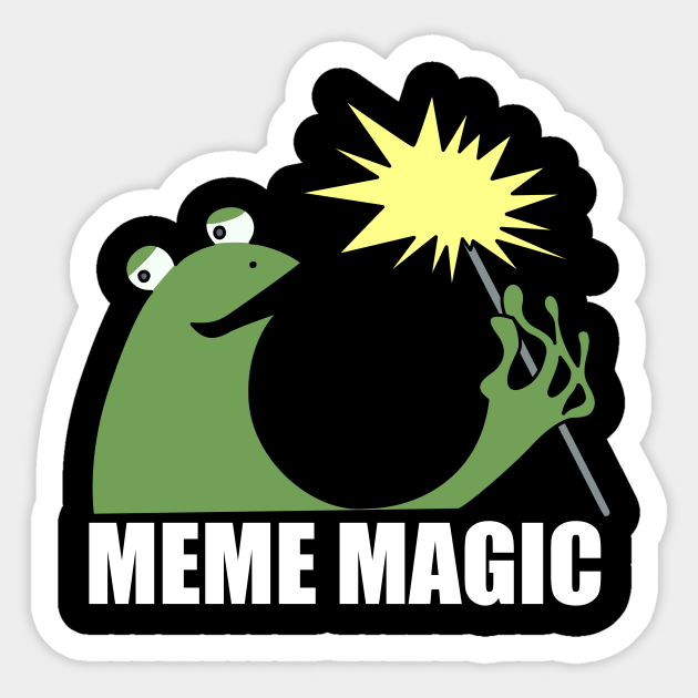 Meme Magic - Pepe - Sticker | TeePublic