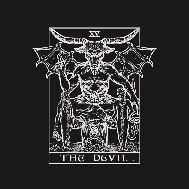 The Devil Tarot Card Baphomet - The Devil - T-Shirt | TeePublic