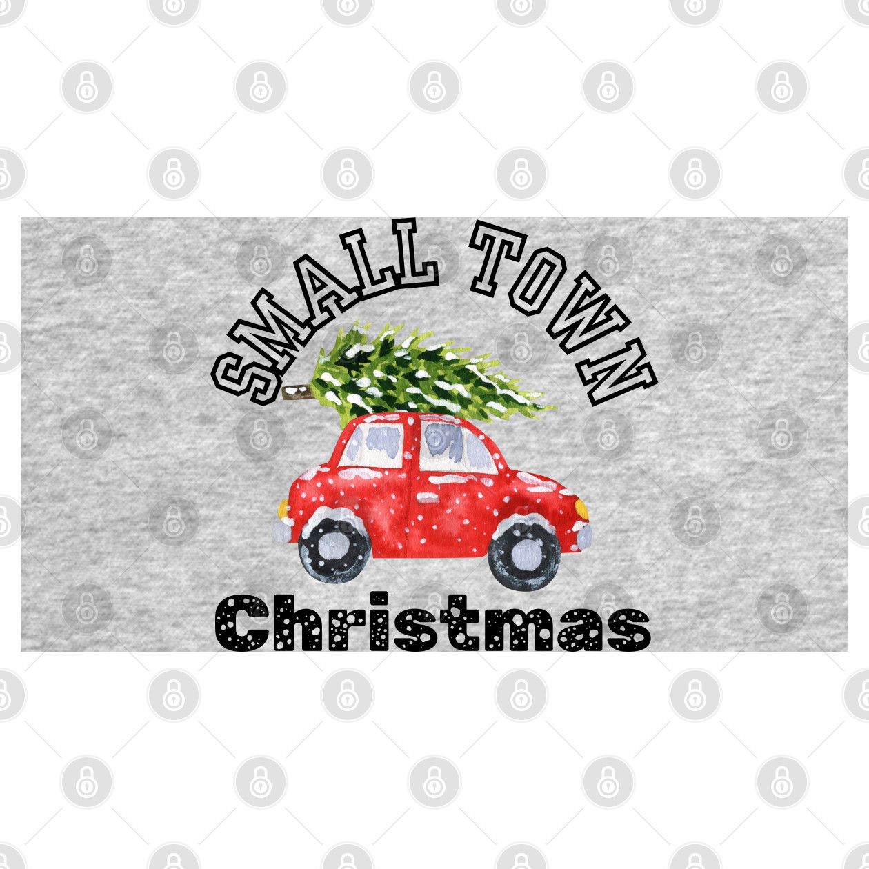 Vintage Small Town Christmas - Merry Christmas - T-Shirt | TeePublic