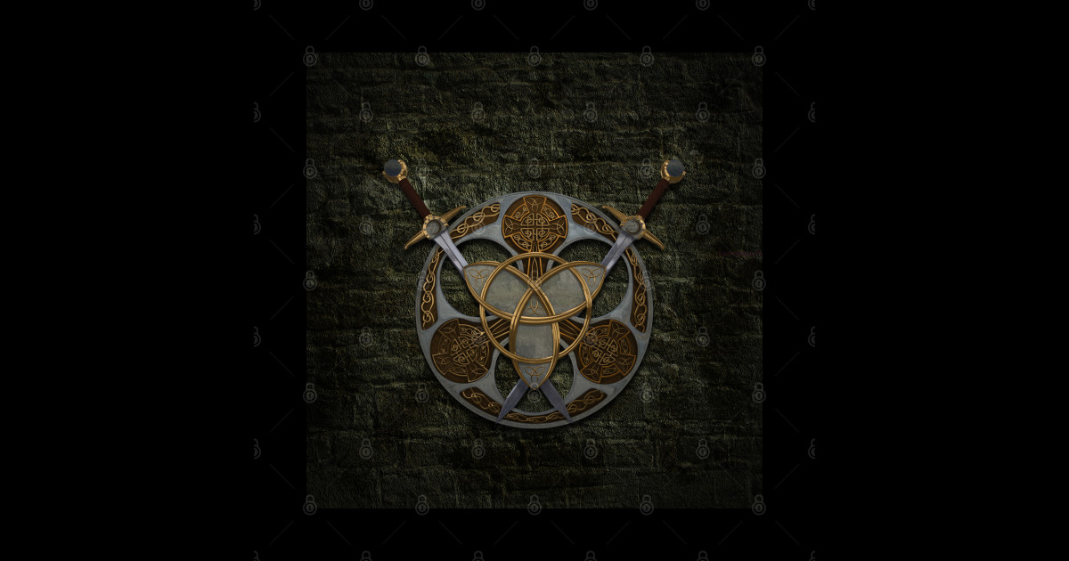 Celtic Shield and Swords - Celtic Knot - Posters and Art Prints | TeePublic