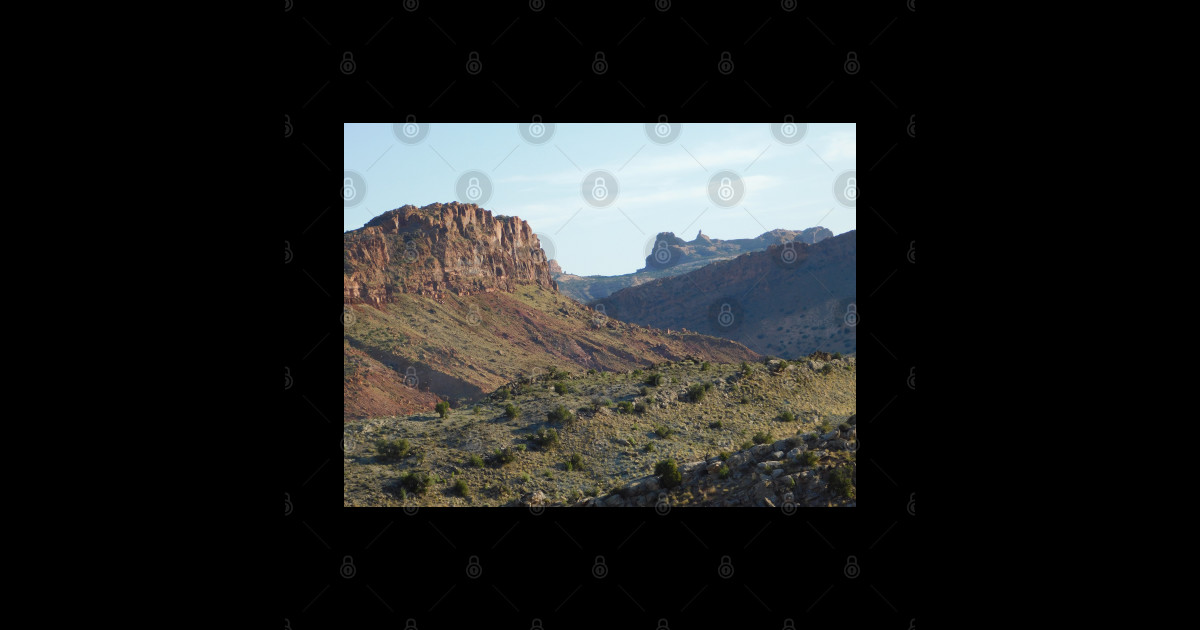 Red Ridges in Arches National Park, Utah - Desert Landscape - Sticker ...