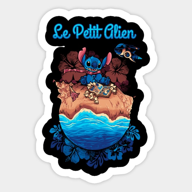 The Little Alien - Movie - Sticker | TeePublic
