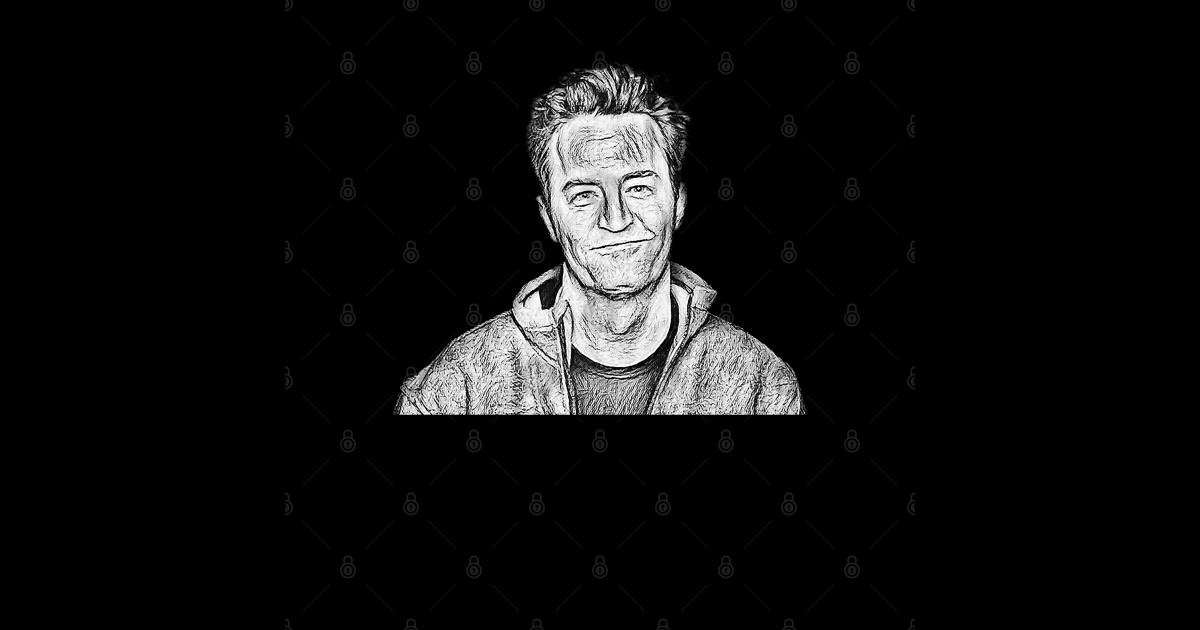 Matthew Perry Rest In Peace RIP Awesome - Matthew Perry - Sticker ...