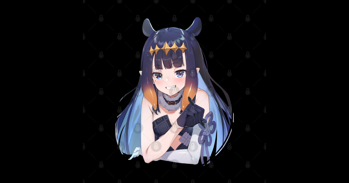 Ninomae Ina'nis Hololive - Ninomae Inanis - Sticker | TeePublic