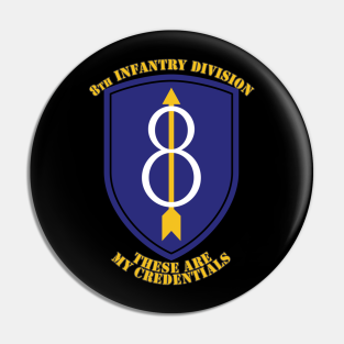 8th Airborne Infantry Division Pins and Buttons for Sale | TeePublic