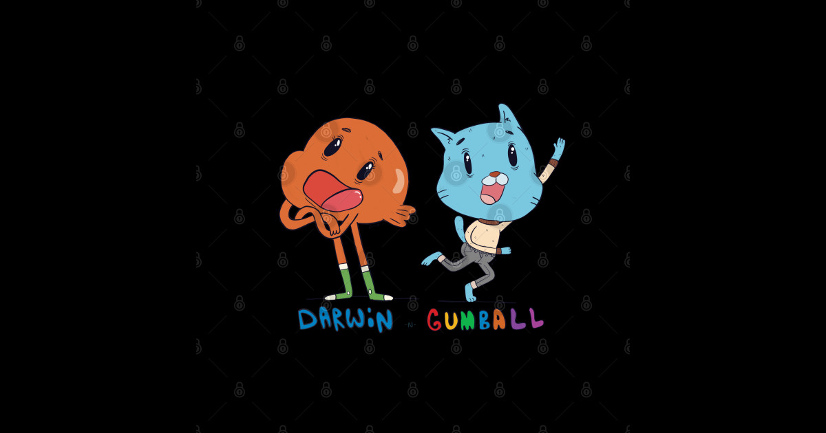 Darwin -n- Gumball - Darwin - Sticker | TeePublic