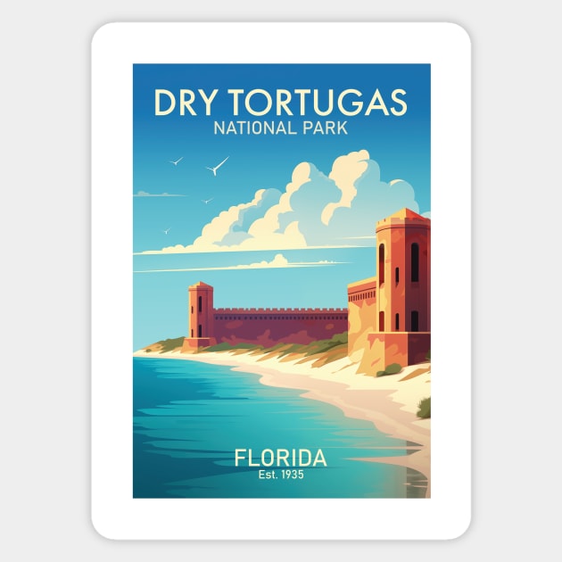 DRY TORTUGAS NATIONAL PARK - Dry Tortugas National Park - Sticker ...
