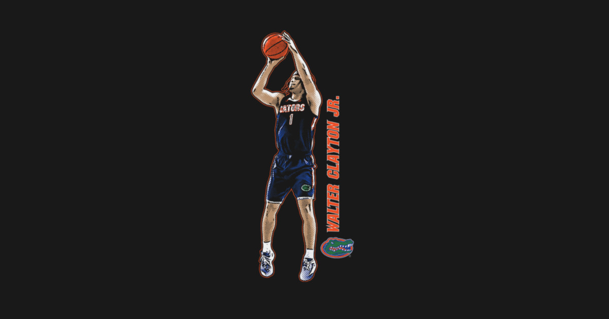 Walter Clayton Jr. Signature Cartoon - Walter Clayton Jr - T-Shirt | TeePublic