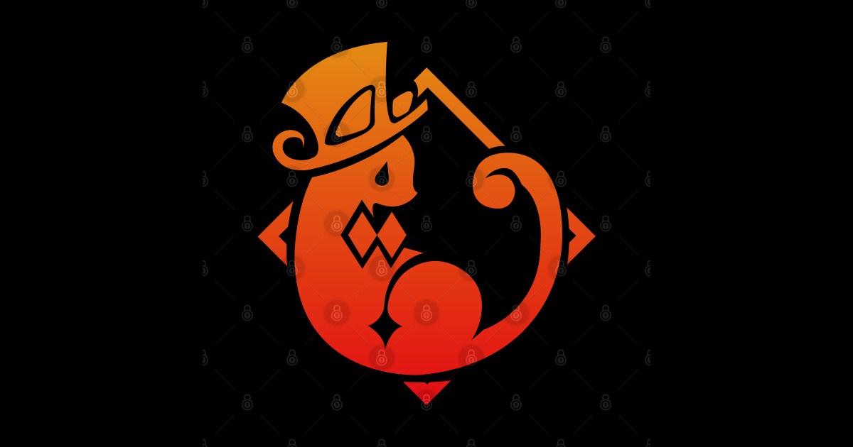 Genshin Impact Lyney Emblem - Genshin Impact Lyney Emblem - Sticker ...