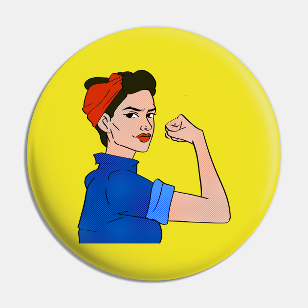 Rosie The Riveter - Rosie The Riveter - Pin | TeePublic