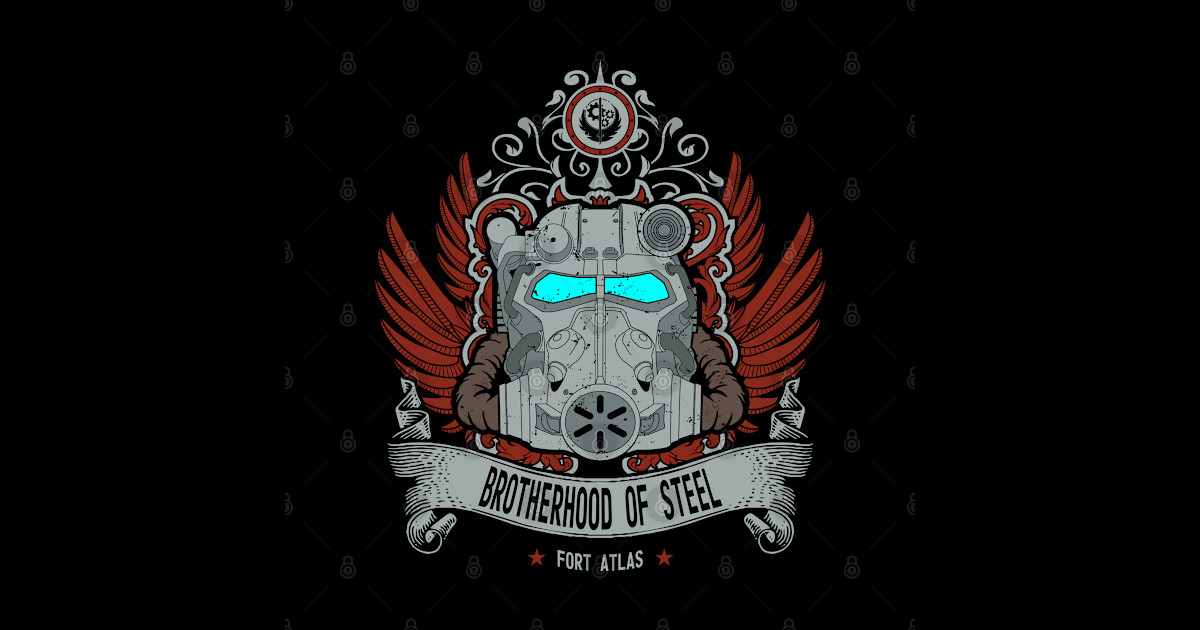 BROTHERHOOD OF STEEL (FORT ATLAS) - Fallout - Posters and Art Prints ...