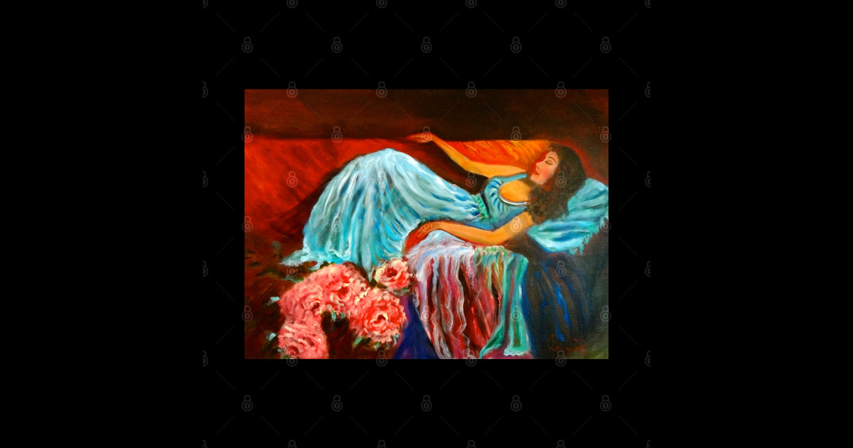 Reclining Lady IV - Lovely Lady - Sticker | TeePublic