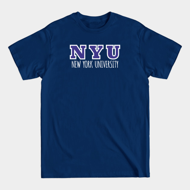 NYU - New York University (Purple & White) - Nyu - T-Shirt Men's ...