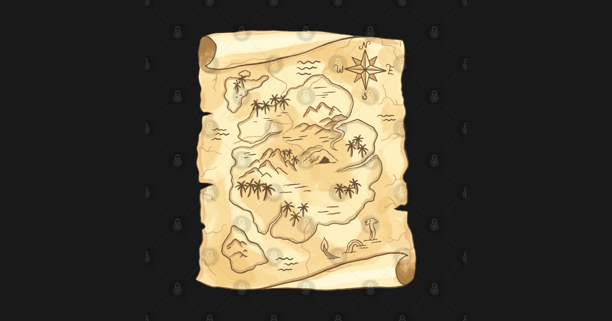 Treasure Map - Treasure Map - T-Shirt | TeePublic