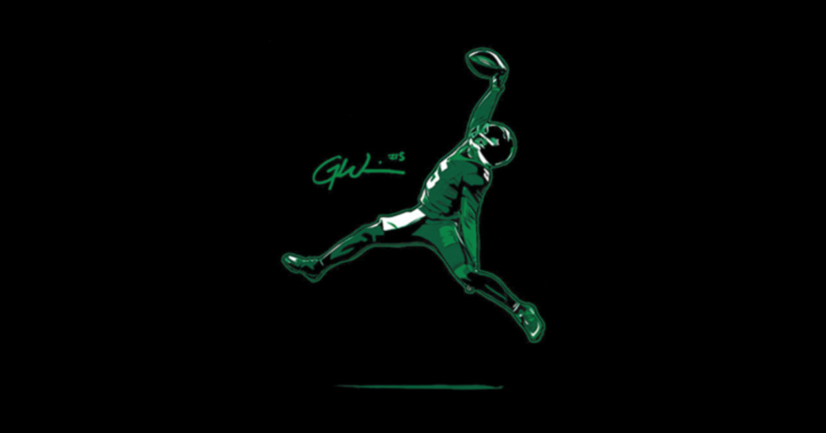 Garrett Wilson One-Handed Air Catch - Garrett Wilson - Sticker | TeePublic