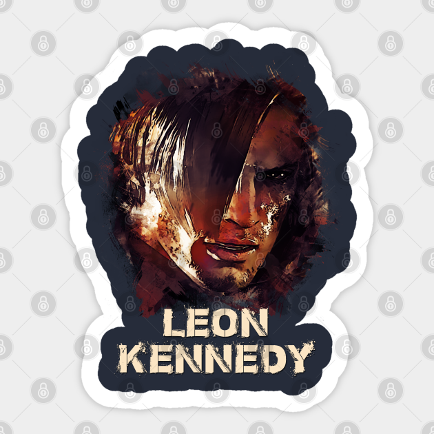 Leon S. Kennedy - RESIDENT EVIL - Gaming - Sticker | TeePublic