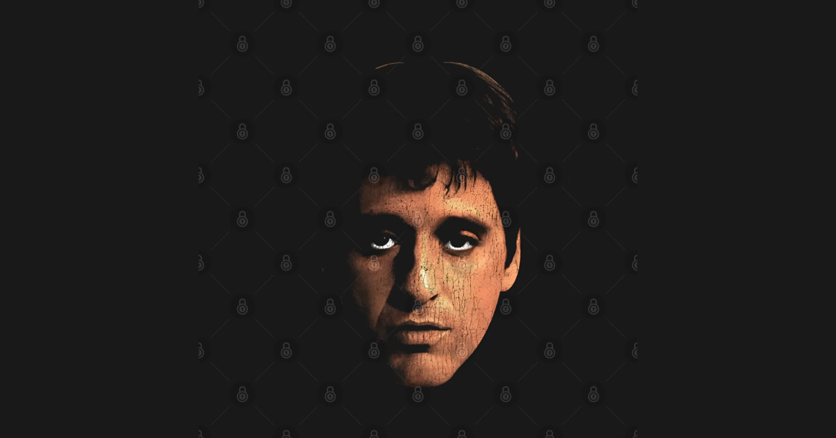 Scarface Big Face Grunge - Scarface - T-Shirt | TeePublic