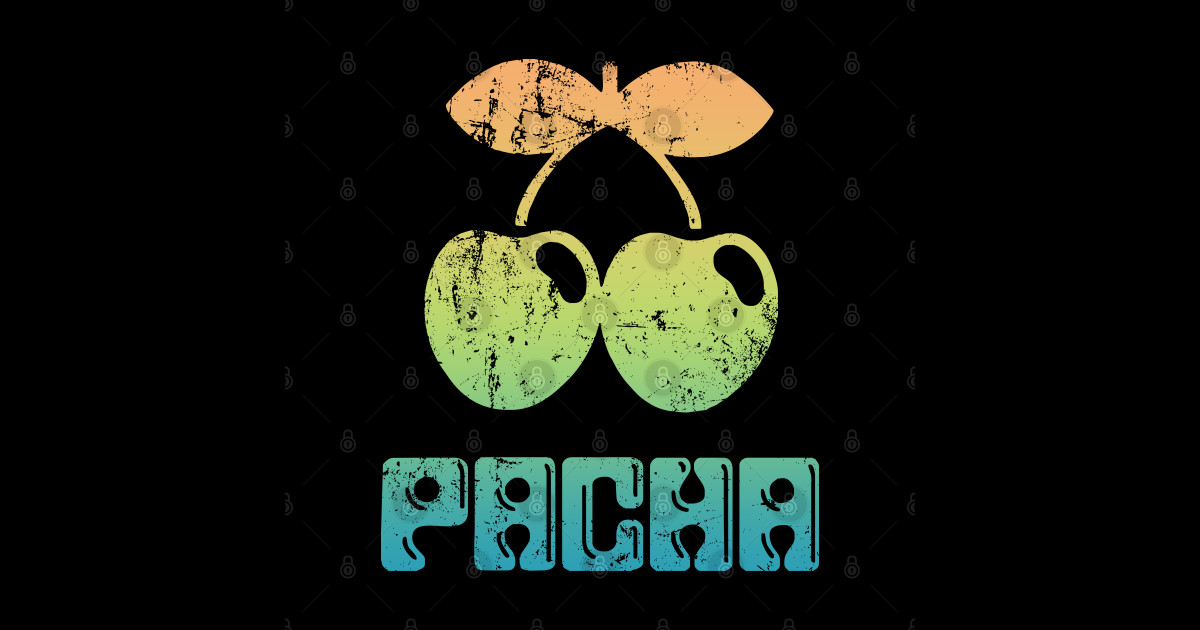 Pacha Ibiza - very rare 90s summer design - Pacha Ibiza - Sticker ...