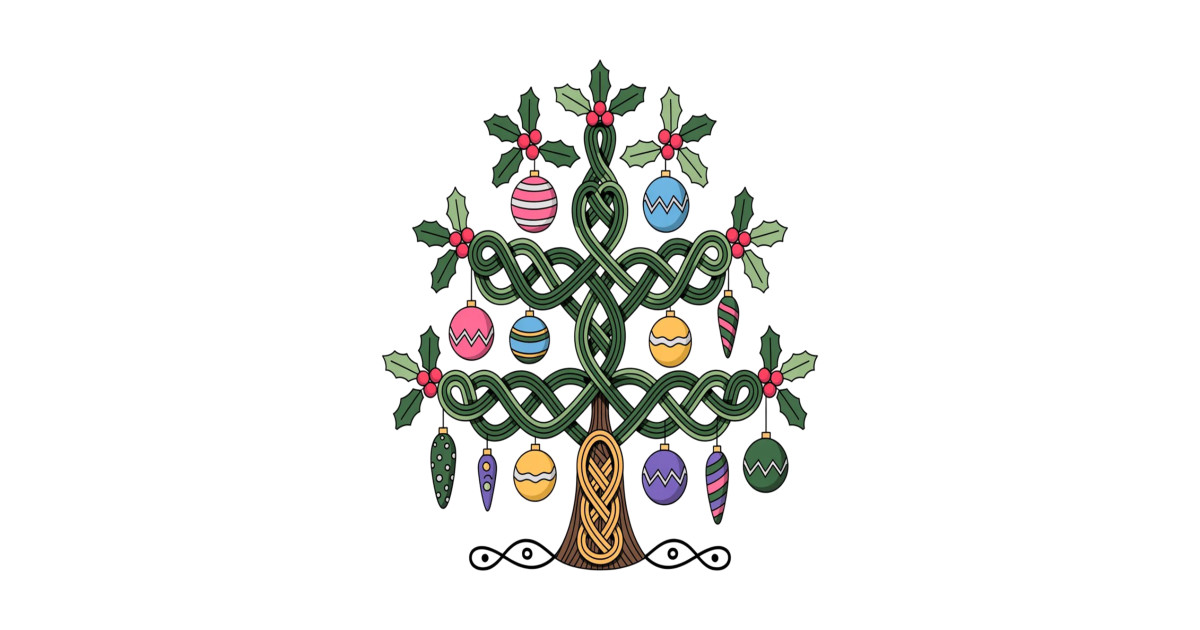 Irish Celtic Christmas Tree Knotwork - Irish Celtic Christmas Tree ...