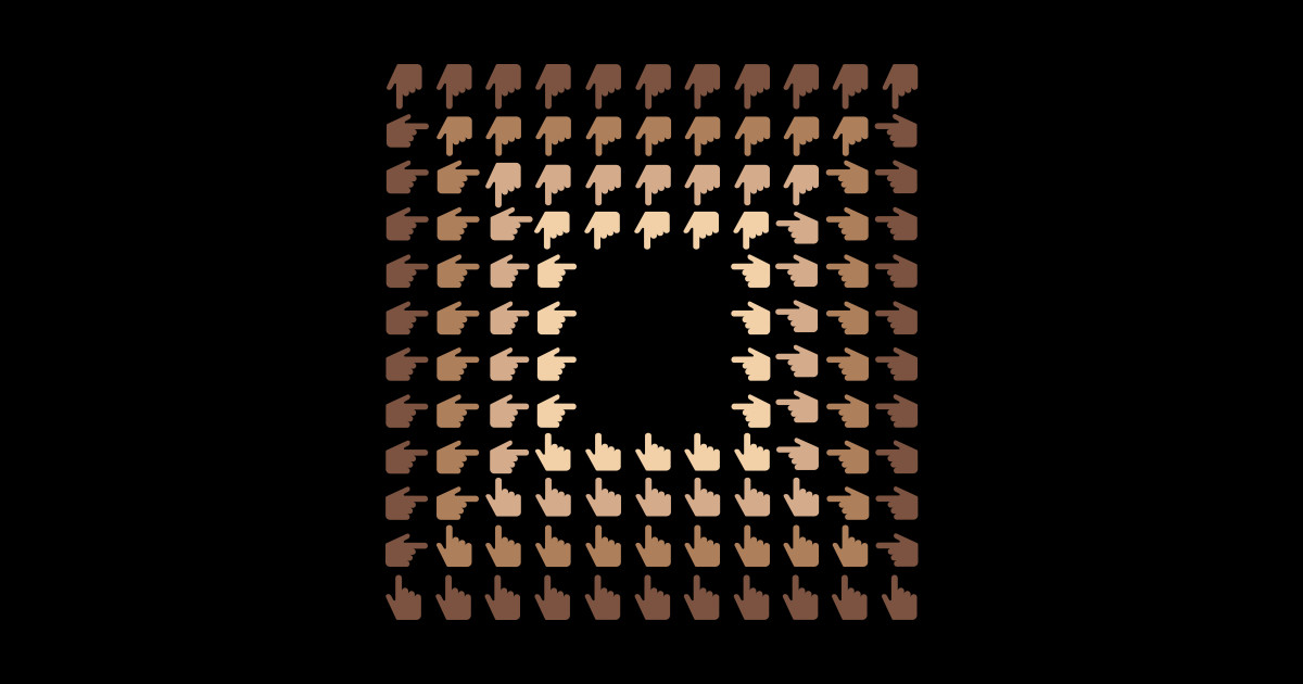 Dice & Pointing Hands Meme - Rpg - Sticker | TeePublic