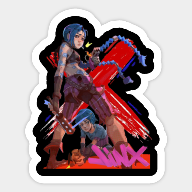 arcane jinx - Arcane Jinx - Sticker | TeePublic