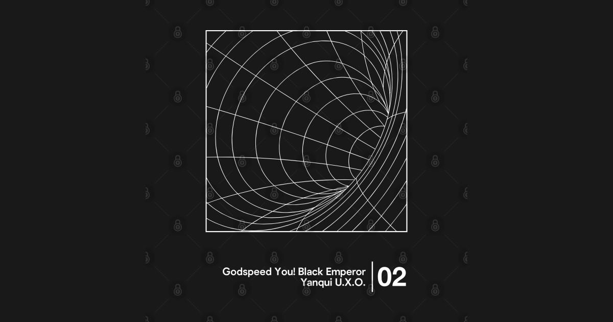 Yanqui U.X.O. - Minimalist Style Graphic Design Artwork - Godspeed You ...