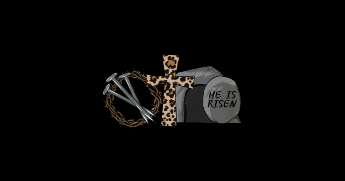 He is Risen Funny Easter - He Is Risen Funny Easter - Sticker | TeePublic