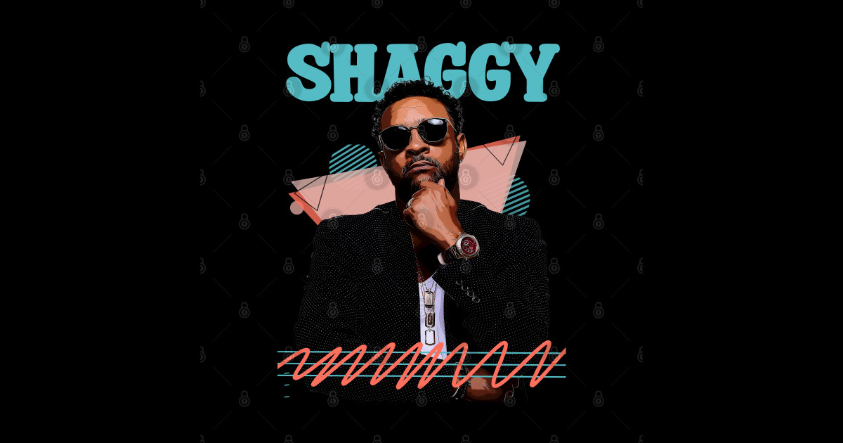 Shaggy Hip hop Fan Art Retro Design // Vintage - Shaggy Hip Hop ...
