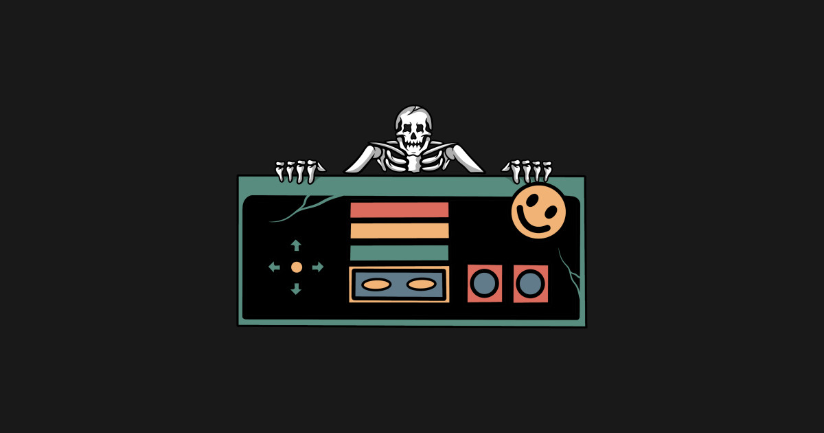 Game and Skull, Gaming Skull, Gamer Skeleton - Gamer - T-Shirt | TeePublic