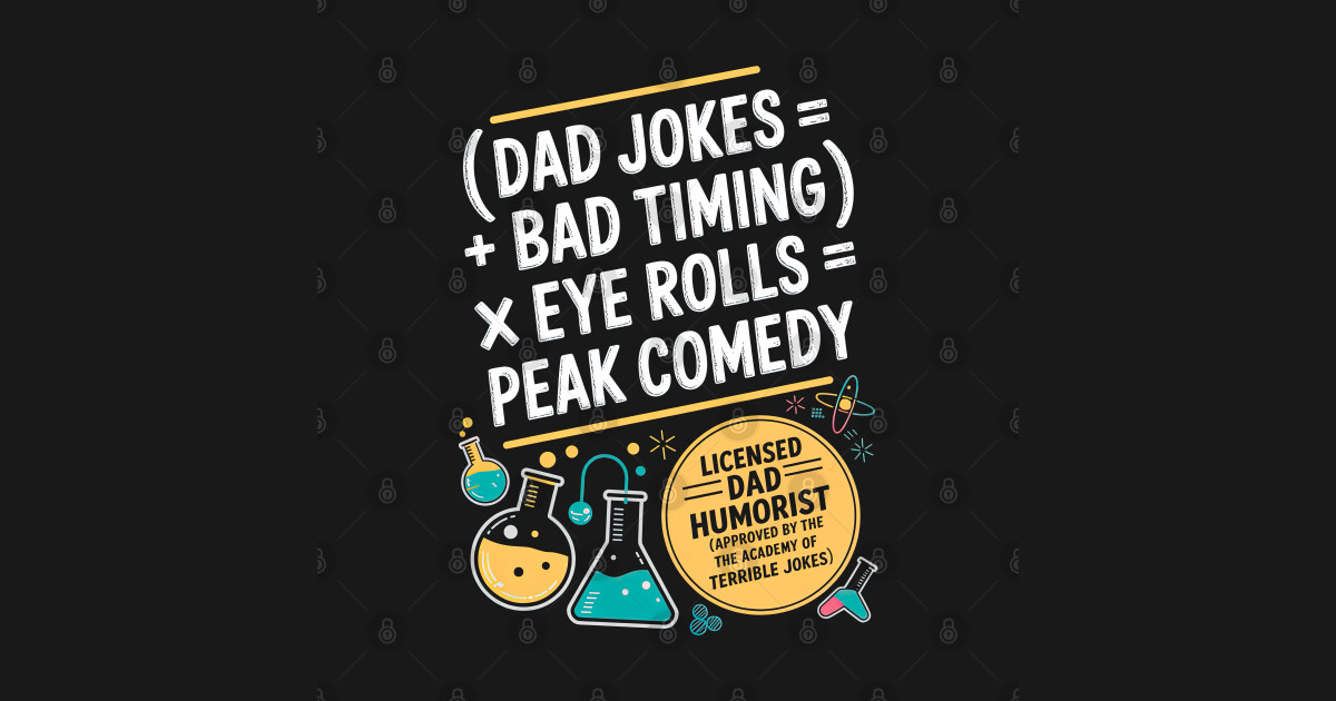 Dad Jokes Eye Roll – Funny Father's Day Science Pun for Nerdy Dads ...