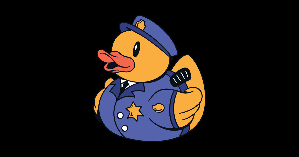 Cute Police Officer Rubber Duckie // Cute Cop Rubber Ducky - Squeaky ...