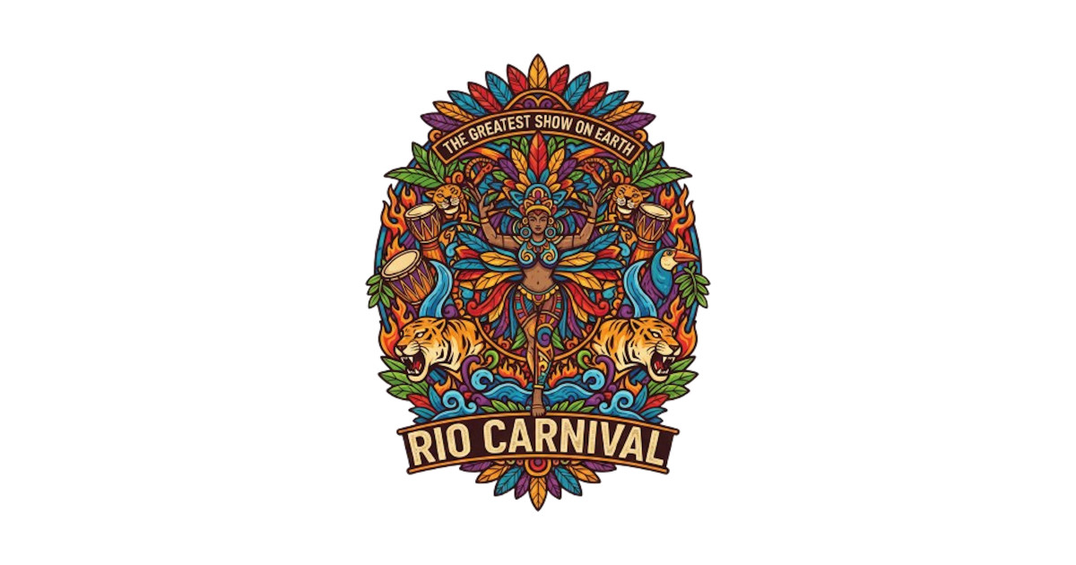 RIO CARNIVAL - Rio De Janeiro - T-Shirt | TeePublic