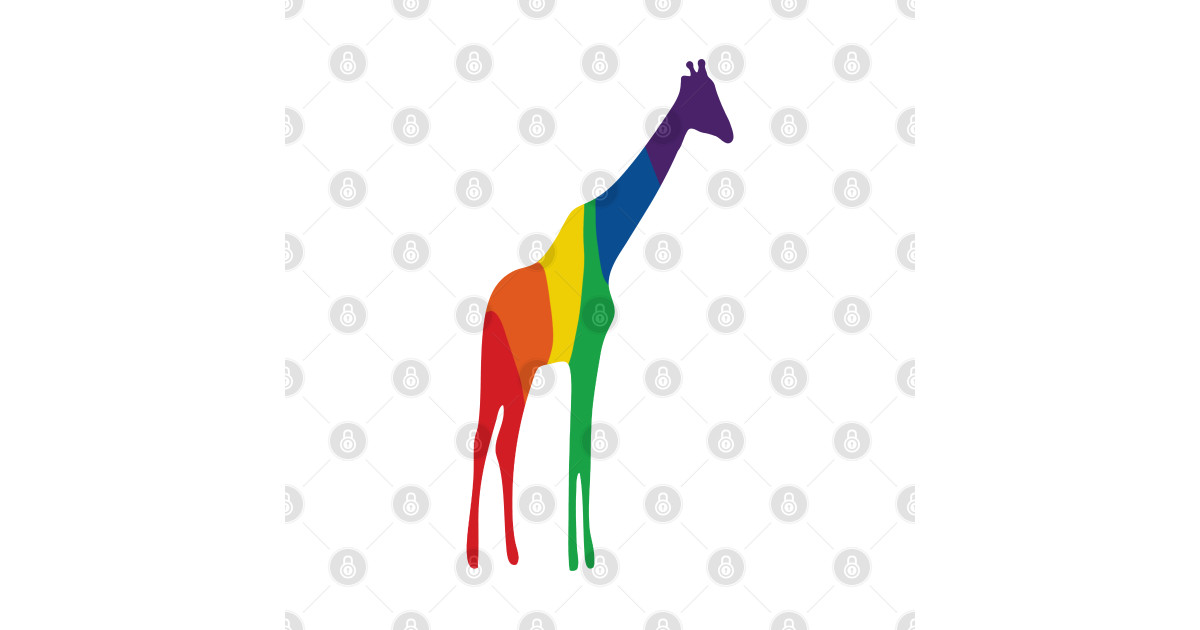 Rainbow Giraffe - Rainbow Otter - T-Shirt | TeePublic