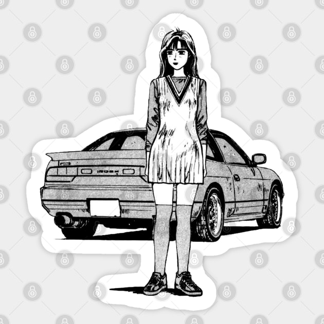 Initial D - Initial D - Sticker | TeePublic