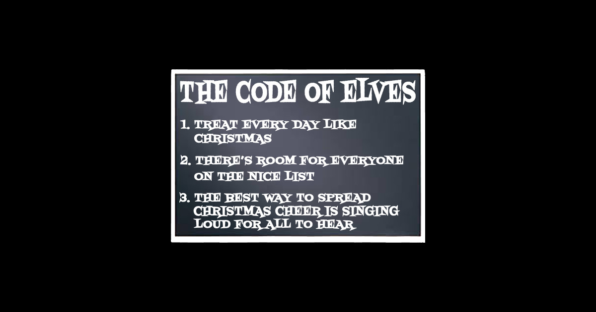 Elf Code - Christmas - T-Shirt | TeePublic