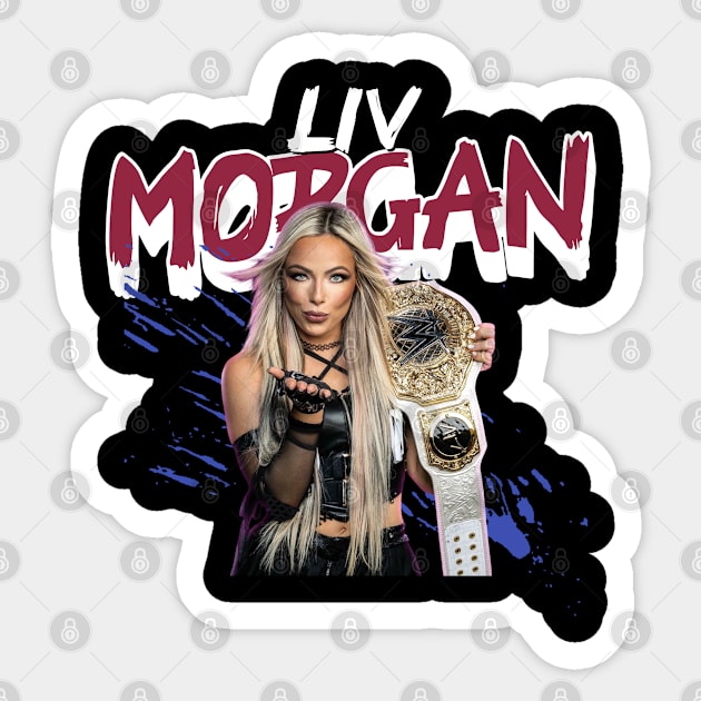 liv-morgan - Liv Morgan - Sticker | TeePublic