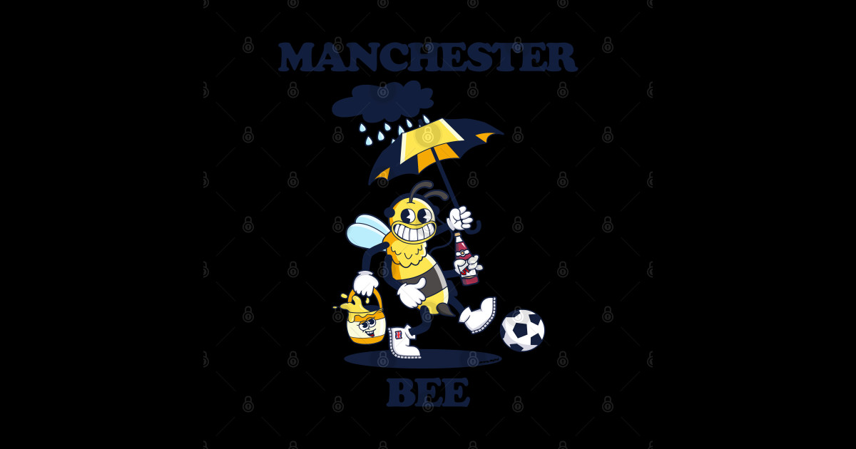 Manchester Bee (1930s rubberhose cartoon character style) - Manchester ...