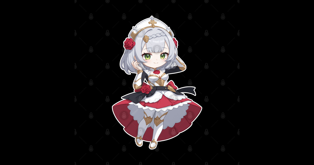 Noelle Print/Sticker for Genshin Impact Fans T-Shirt - Noelle Genshin ...
