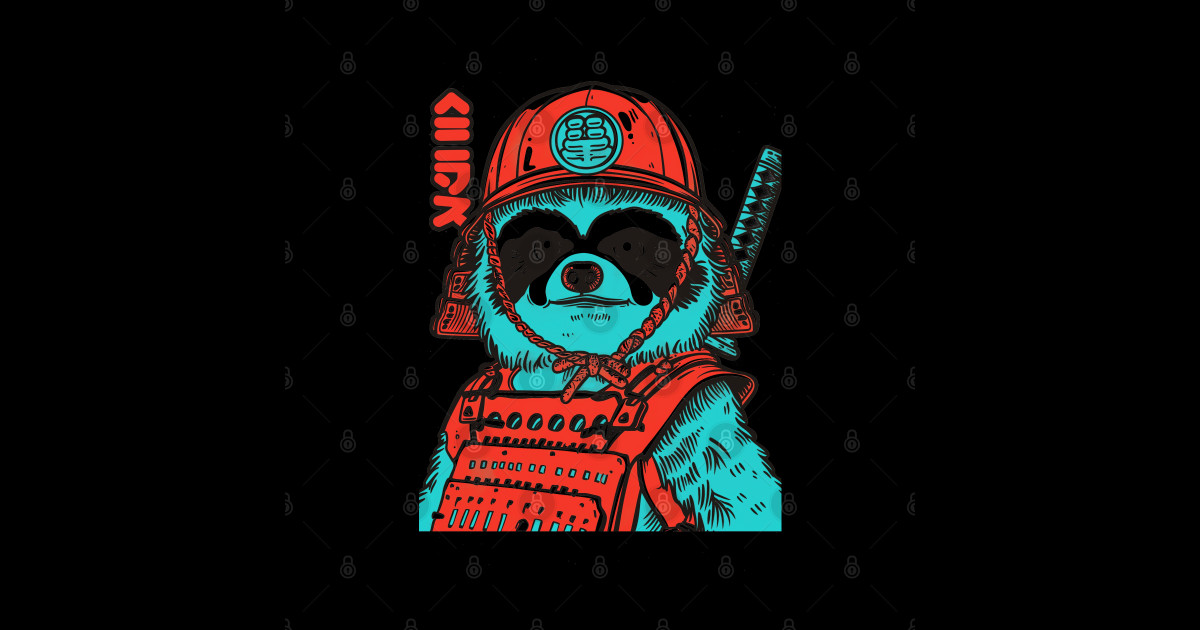 Sloth Samurai Design - Sloth Samurai - Sticker | TeePublic