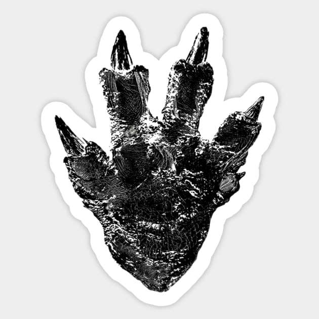 Godzilla Footprint - Godzilla - Sticker | TeePublic
