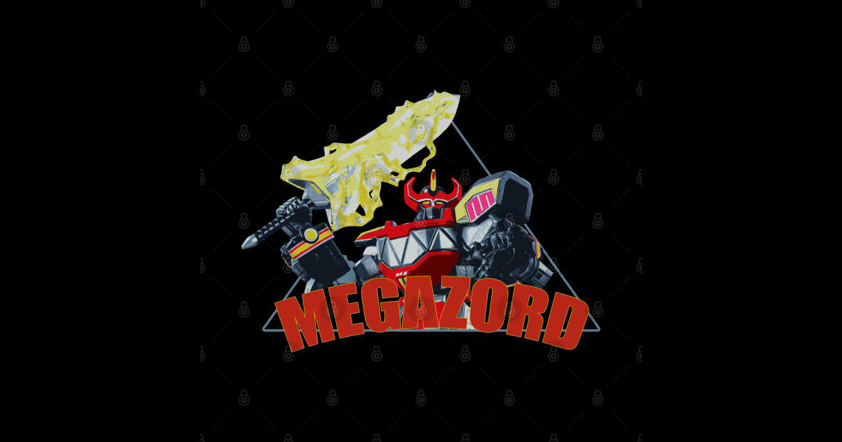 Megazord Power - Mmpr - Sticker | TeePublic
