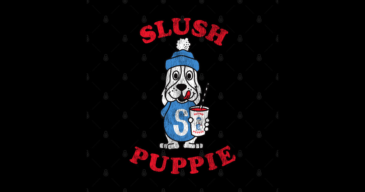 Slush Puppie 1970 Logo Worn - Slush Puppie - Sticker | TeePublic