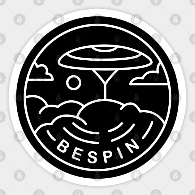 Bespin - modern logo design - Star Wars - Sticker | TeePublic