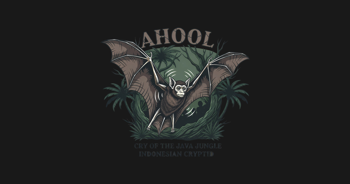 Ahool Java Jungle Indonesian Cryptid Bat - Ahool - T-Shirt | TeePublic