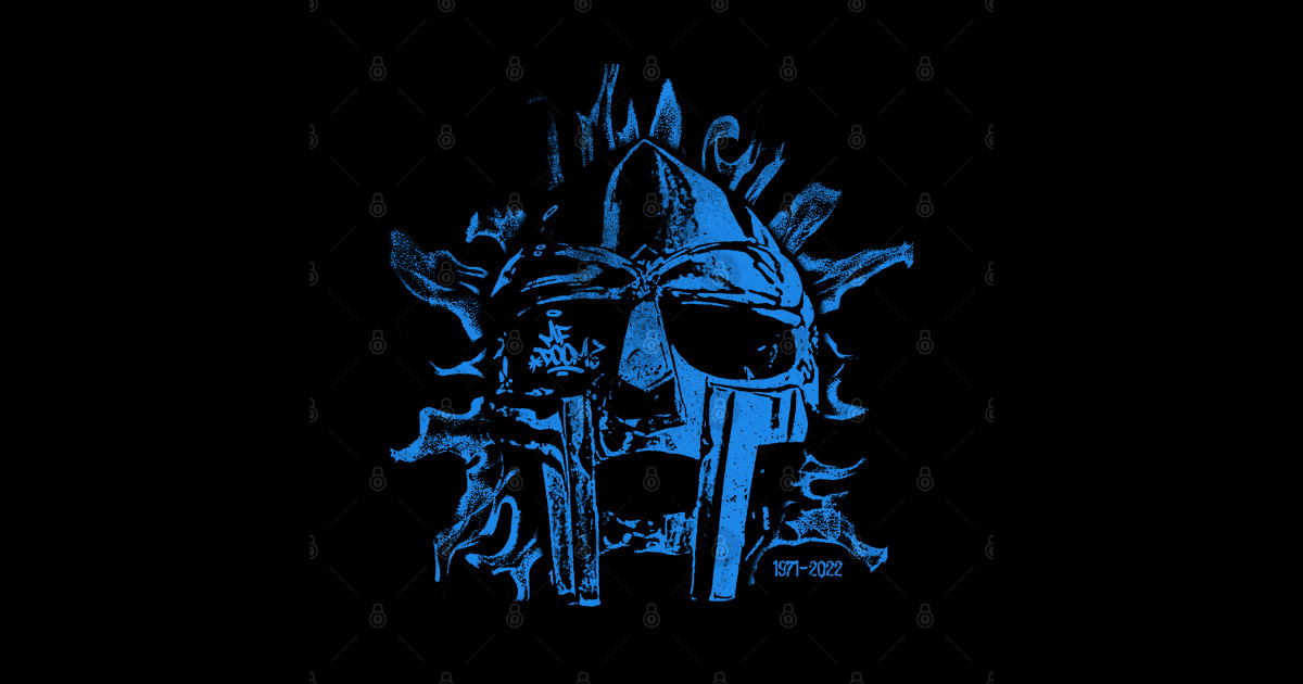 mf doom burn blue - Mf Doom - T-Shirt | TeePublic