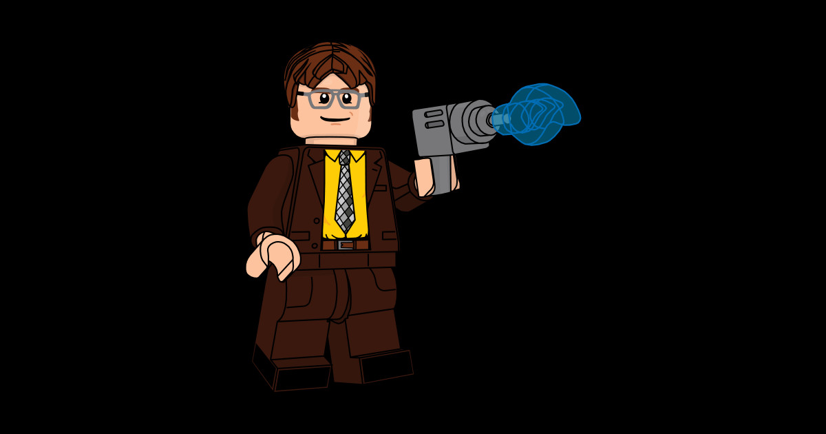 Lego Dwight Schrute - The Office Us - Sticker | TeePublic